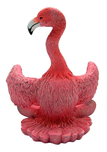 Pink Flamingo Wine Bottle Holder, Tabletop Decoration, 6 Inches