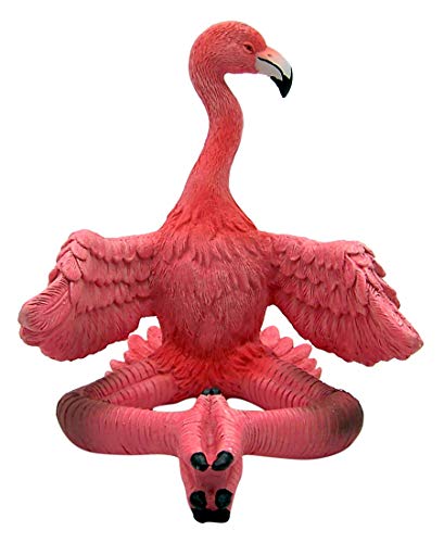 Pink Flamingo Wine Bottle Holder, Tabletop Decoration, 6 Inches