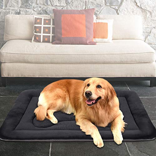 JoicyCo Dog Bed Large Crate Mat 42 in Non-Slip Washable Soft Mattress Kennel Pads