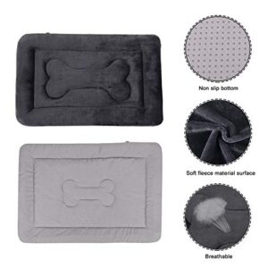 JoicyCo Dog Bed Large Crate Mat 42 in Non-Slip Washable Soft Mattress Kennel Pads