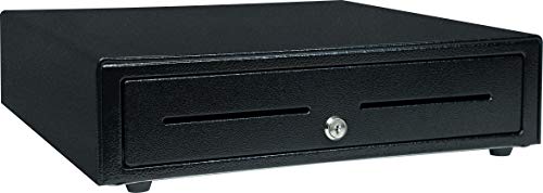 Star Micronics CD4-1616 5 Bill / 5 Coin Choice Series Cash Drawer with 2 Media Slots and Included Cable (16" x 16") - Black