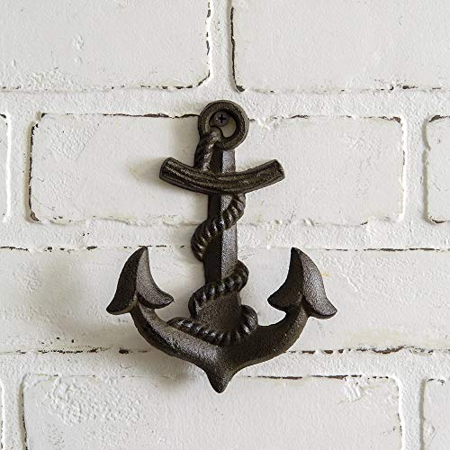 CTW Home Collection 370470 Anchor Wall Hook, Box of 2, Cast Iron