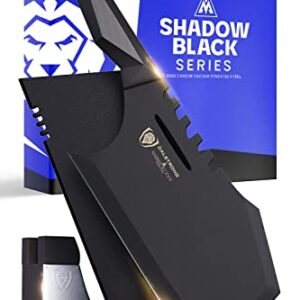 Dalstrong Massive Meat Cleaver Knife - 9 inch - Obliterator - Shadow Black Series - Black Titanium Nitride Coated - High Carbon 7CR17MOV-X Steel - Heavy Duty - Razor Sharp - Sheath - NSF Certified