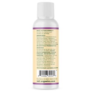 Vet Organics EcoEars Cat Ear Cleaner. Natural Multi-Action Formula. for Itch, Head Shaking, Discharge & Smell. Naturally Cleanses Away Common Problems. 100% Guaranteed (4 oz)