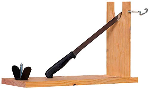 HAM STAND KIT Spain - Jamon Holder for Spanish iberico ham and Italian Prosciutto - INCLUDED: knife base stand and cover - Beautiful kitchen stand for serrano ham (KIT)