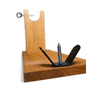 HAM STAND KIT Spain - Jamon Holder for Spanish iberico ham and Italian Prosciutto - INCLUDED: knife base stand and cover - Beautiful kitchen stand for serrano ham (KIT)