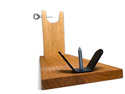 HAM STAND KIT Spain - Jamon Holder for Spanish iberico ham and Italian Prosciutto - INCLUDED: knife base stand and cover - Beautiful kitchen stand for serrano ham (KIT)