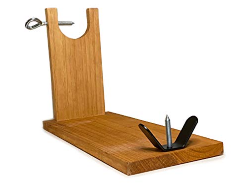 HAM STAND KIT Spain - Jamon Holder for Spanish iberico ham and Italian Prosciutto - INCLUDED: knife base stand and cover - Beautiful kitchen stand for serrano ham (KIT)