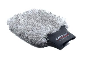 redline finish - the boss ultimate microfiber wash mitt - 11x6 inches, ultra soft, scratch and swirl free washing