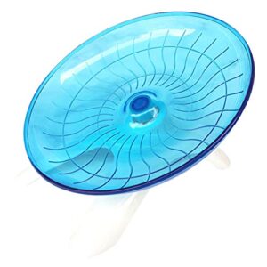 tehaux hamster flying saucer silent running exercise wheel for gerbil rat mouse hedgehog small animals ï¼ˆ random color