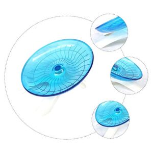 TEHAUX Hamster Flying Saucer Silent Running Exercise Wheel for Gerbil Rat Mouse Hedgehog Small Animals ï¼ˆ Random Color