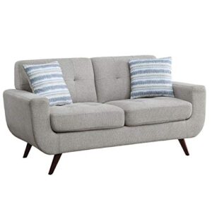 lexicon fairmont living room loveseat, gray