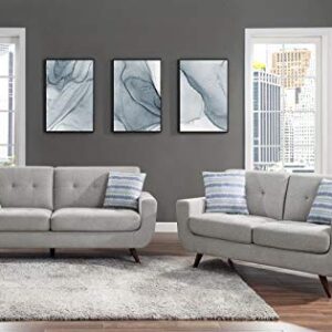 Lexicon Fairmont Living Room Loveseat, Gray