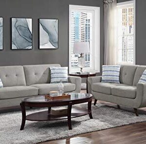 Lexicon Fairmont Living Room Loveseat, Gray