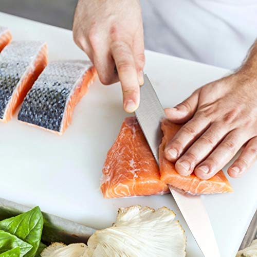 sawkit 7 inch Sashimi Knife/Sushi Chef's knifes/Bread Chef's knifes/Stainless Steel Slicing Slicing Meat and Fish Peeling Multi-Purpose Kitchen Knifes