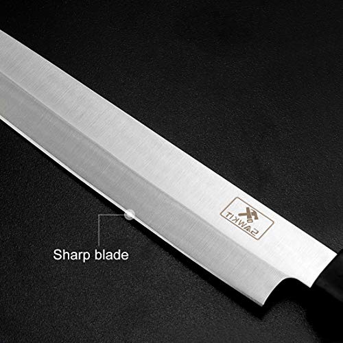 sawkit 7 inch Sashimi Knife/Sushi Chef's knifes/Bread Chef's knifes/Stainless Steel Slicing Slicing Meat and Fish Peeling Multi-Purpose Kitchen Knifes