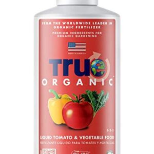 TRUE Organic - Liquid Tomato & Vegetable Food 16oz - CDFA, OMRI, for Organic Gardening