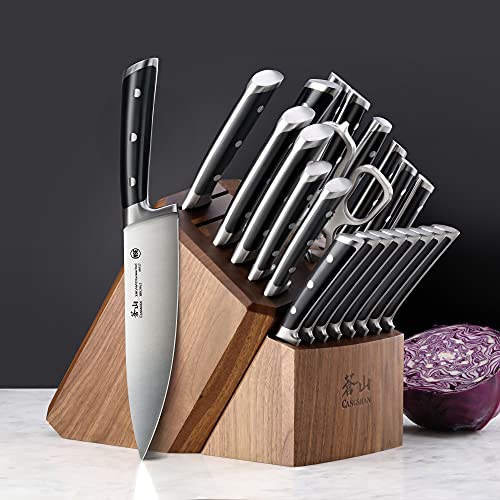 Cangshan S Series 1026054 German Steel Forged 23-Piece Knife Block Set