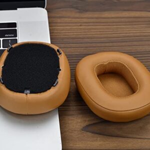 Crusher 360 Earpads - defean Replacement Brown Ear Pads Cover Cushion Compatible with Skullcandy Crusher 360 Bluetooth S6MBW-J373 Headphones,High-Density Noise Cancelling Foam