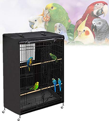 Universal Bird Parrot Cage Cover - Large Good Night Birdcage Protector for Lightproof, Windproof & Keep Warm, Night Accessories Guard