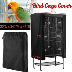 Universal Bird Parrot Cage Cover - Large Good Night Birdcage Protector for Lightproof, Windproof & Keep Warm, Night Accessories Guard