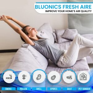 Bluonics Fresh Aire 2-Pack Water Air Washer, Air Revitalizer & Freshener with Night Light 7 LED Changing Colors & White Noise