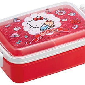 Skater, Lunch Container Box Hello Kitty fashionable girl Sanrio 450ml RBF3ANAG, RBF3ANAG-A