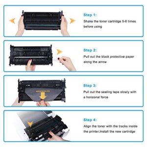 Cool Toner Compatible Toner Cartridge Replacement for Canon 119 119II Toner for Canon ImageClass MF6160dw MF414dw MF5950dw MF5880dn MF5850dn MF416dw LBP253dw LBP6300dn MF5960dn Printer (Black, 4-Pack)