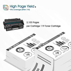 Cool Toner Compatible Toner Cartridge Replacement for Canon 119 119II Toner for Canon ImageClass MF6160dw MF414dw MF5950dw MF5880dn MF5850dn MF416dw LBP253dw LBP6300dn MF5960dn Printer (Black, 4-Pack)