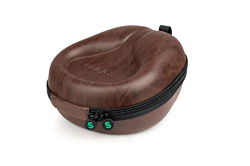 Slappa HardBody Molded Case for Folding & Non-Folding Headphones and Gaming Headsets; Brown (SL-HP-BROWN)