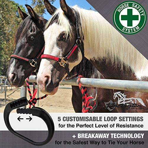 Kensington Protective Products Horse Tie — Revolutionary Safety for You and Your Horse — with a Quick Release Design for Use When Safety is A Concern — Sold 2 Per Pack