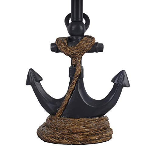 Decor Therapy Anchor Resin Accent Lamp, Antique Navy