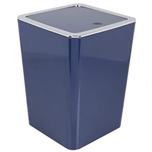 home basics wb35005 waste bin, 3 lt, navy 3 liter