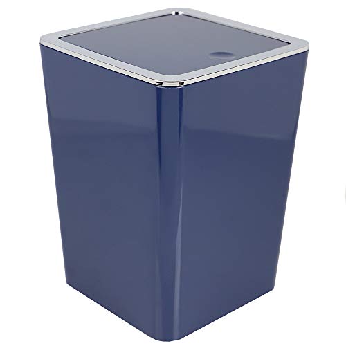 Home Basics WB35005 Waste Bin, 3 Lt, Navy 3 Liter