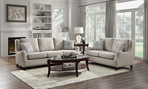 Lexicon Sedalia Living Room Loveseat, Beige