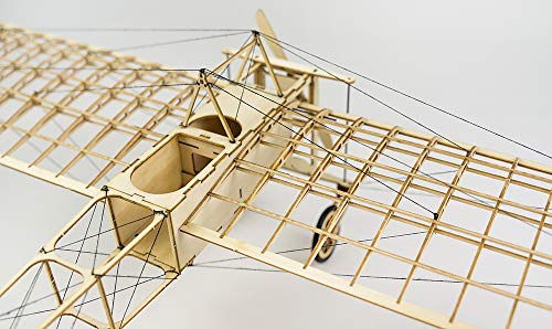 Balsa Wood Airplane Kits DIY Bleriot Wooden Models Aircraft, Laser Cut Balsa Wood Plane Kits to Build for Adults, Perfect 3D Wooden Puzzles Airplane Model Kit for Home Decor Collection Birthday