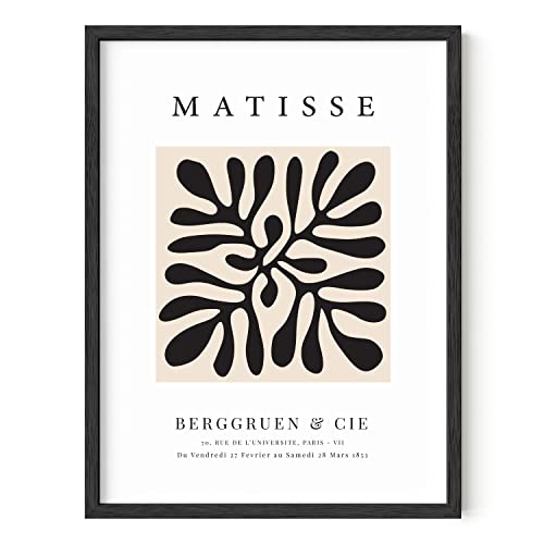 HAUS AND HUES Henri Matisse Posters and Abstract Art Prints - Henri Matisse Prints and Art Exhibition Poster | Matisse Paper Cutouts Aesthetic Art Drawing Matisse Wall Art, Cut Out Art UNFRAMED 12x16