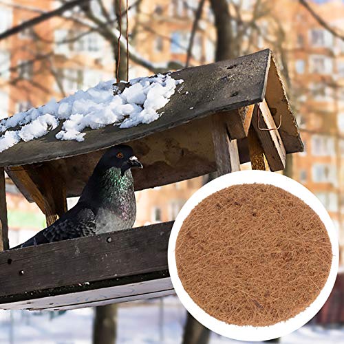 Happyyami 10pcs Bird Nesting Pads Bird Nesting Materials Fiber Substrate Bird Nest Racing Pigeon Breeding Eggs Mat Bird Breeding Supplies