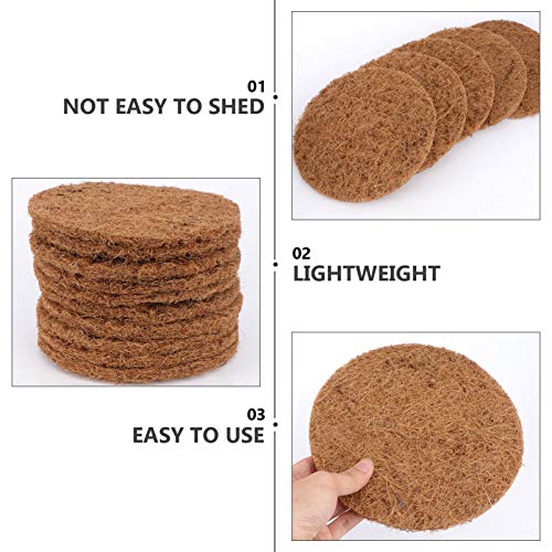 Happyyami 10pcs Bird Nesting Pads Bird Nesting Materials Fiber Substrate Bird Nest Racing Pigeon Breeding Eggs Mat Bird Breeding Supplies