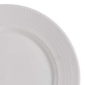 Mikasa Annabele Chip Resistant 40-Piece Dinnerware Set, Service For 8, White