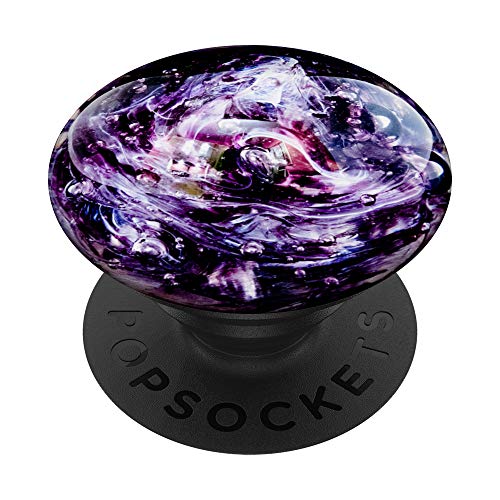 Purple Galaxy Bubble - Stunning Abstract Art - for men women PopSockets PopGrip: Swappable Grip for Phones & Tablets