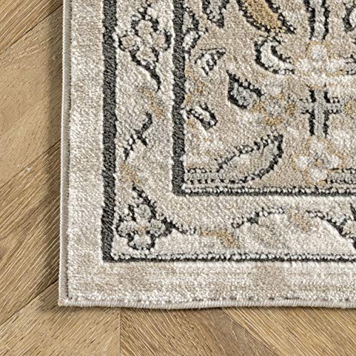 nuLOOM Kathleen Floral Area Rug, 4' x 6', Beige