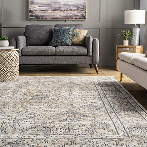 nuLOOM Kathleen Floral Area Rug, 4' x 6', Beige