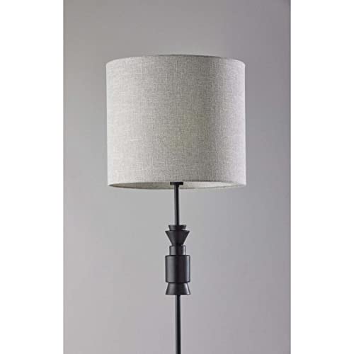 Adesso Elton Floor Lamp Black