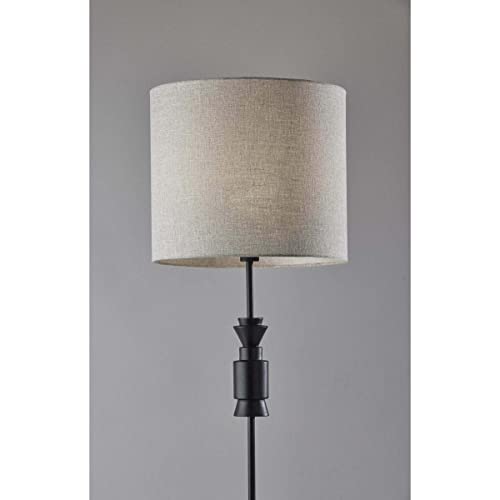 Adesso Elton Floor Lamp Black