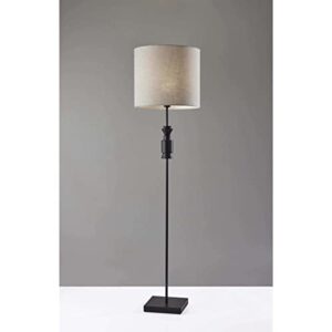 Adesso Elton Floor Lamp Black