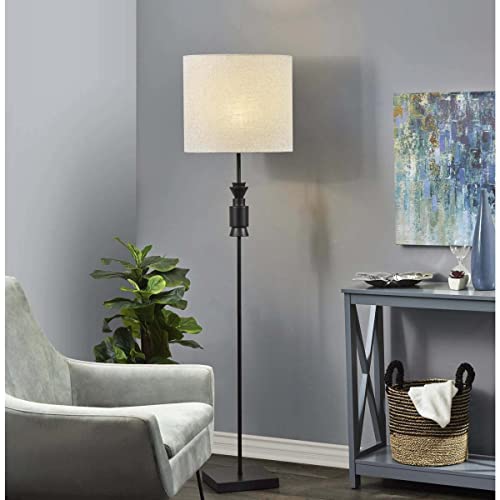 Adesso Elton Floor Lamp Black