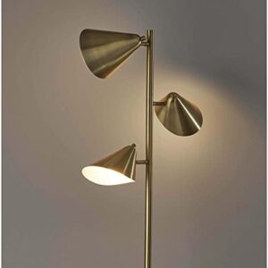 Adesso 4248-21 Hawthorne 68 inch 40.00 watt Antique Brass Tree Floor Lamp Portable Light