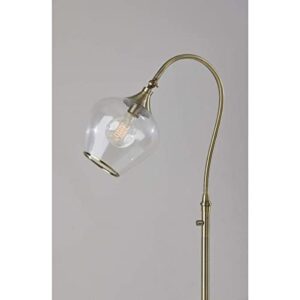 Adesso 3923-21 Bradford 59 inch 40.00 watt Antique Brass Floor Lamp Portable Light