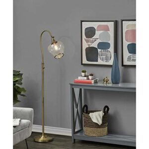 Adesso 3923-21 Bradford 59 inch 40.00 watt Antique Brass Floor Lamp Portable Light